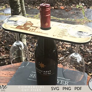 Wine Caddy SVG Bundle - Summer Wine Caddy Svg Bundle - Wine Carrier Svg ...