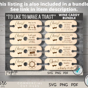 Best Friends Wine Caddy - SVG - Wine Caddy Svg - Wine Butler SVG - Wine ...