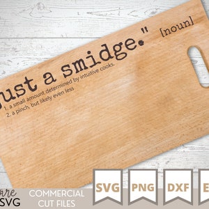 Smidge Definition - Farmhouse Sign - SVG - EPS - PNG - Dxf - Cutting ...