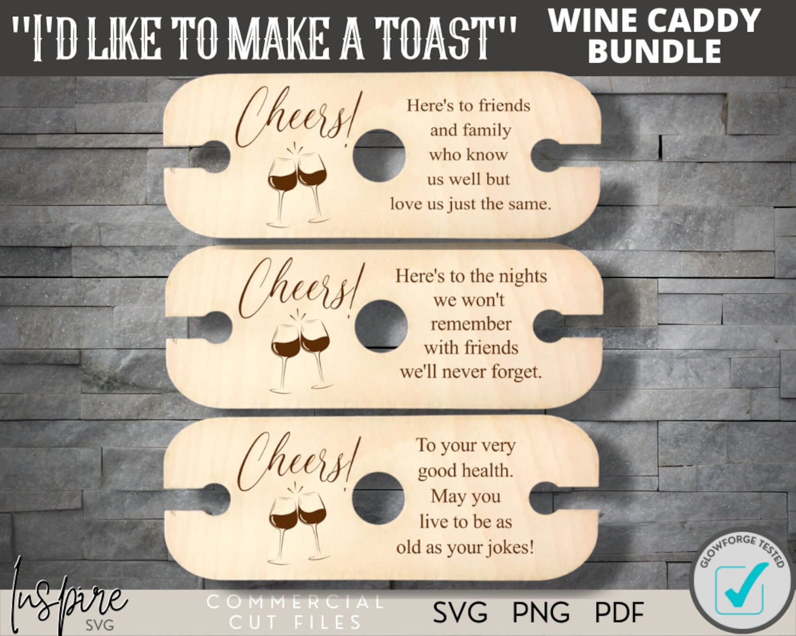 Wine Caddy SVG Bundle Wine Caddy File Wine Themed Bundle - Etsy UK