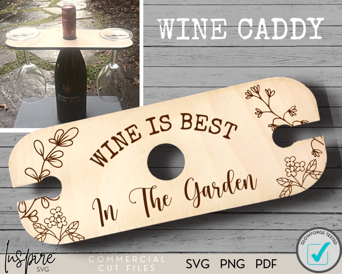 Gardening SVG Wine Svg Wine Caddy SVG Wine Butler Wine - Etsy