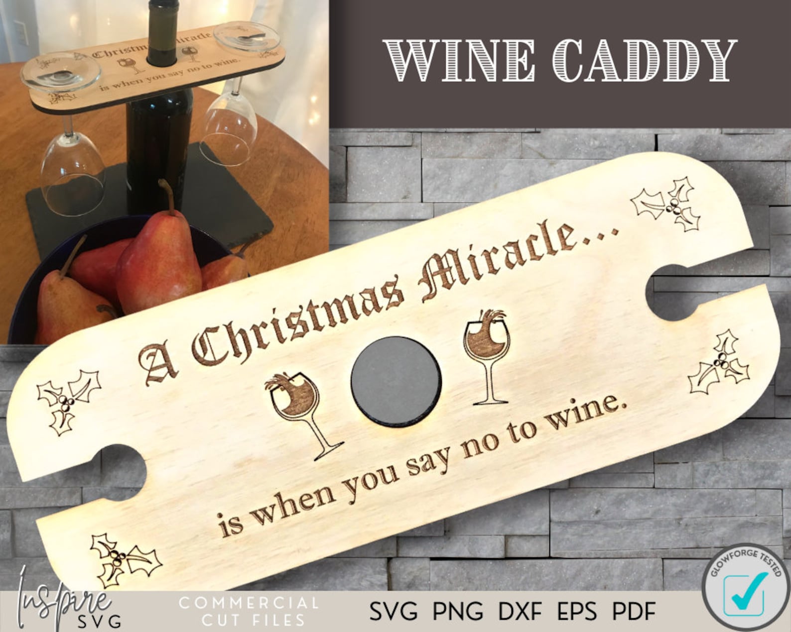 Wine Caddy SVG Bundle Funny Wine Svg Bundle Wine Carrier - Etsy