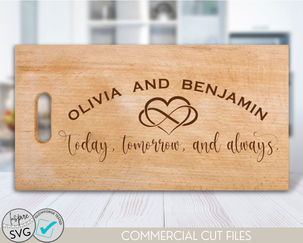 Infinity Heart SVG Wedding SVG Today Tomorrow and Always - Etsy