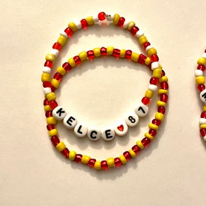Kansas City Chiefs Bracelet Sets Kelce Mahomes - Etsy