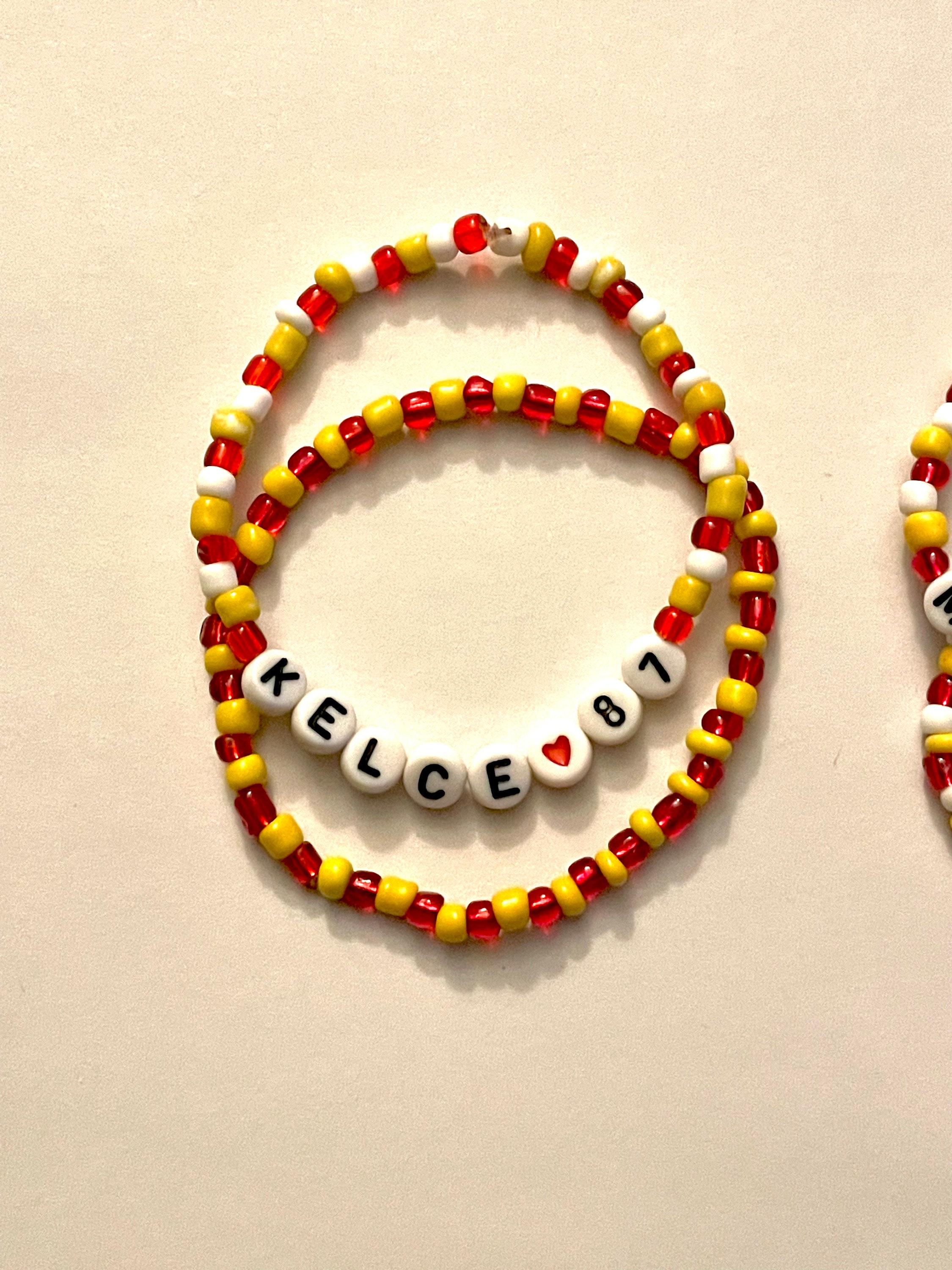 Kansas City Chiefs Bracelet Sets Kelce Mahomes - Etsy