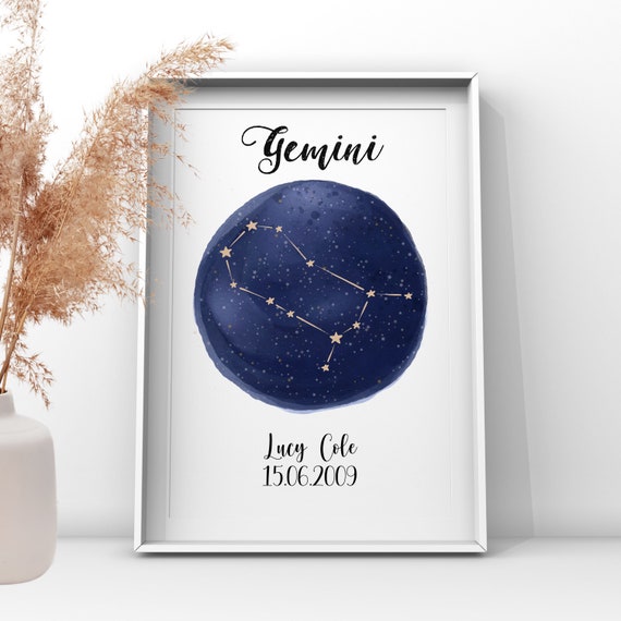 Gemini Constellation Map