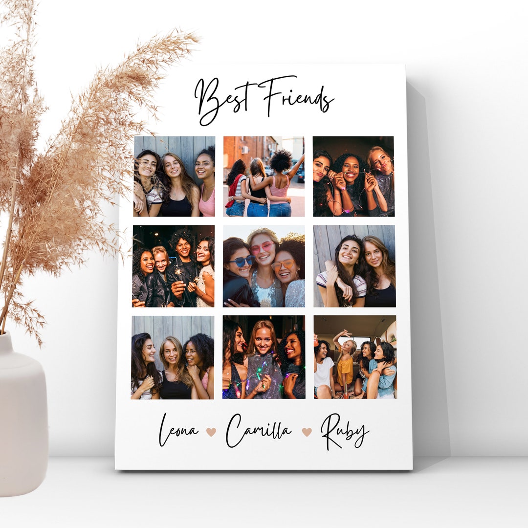 Personalised Framed Best Friends Photo Print Gift for Bestie - Etsy