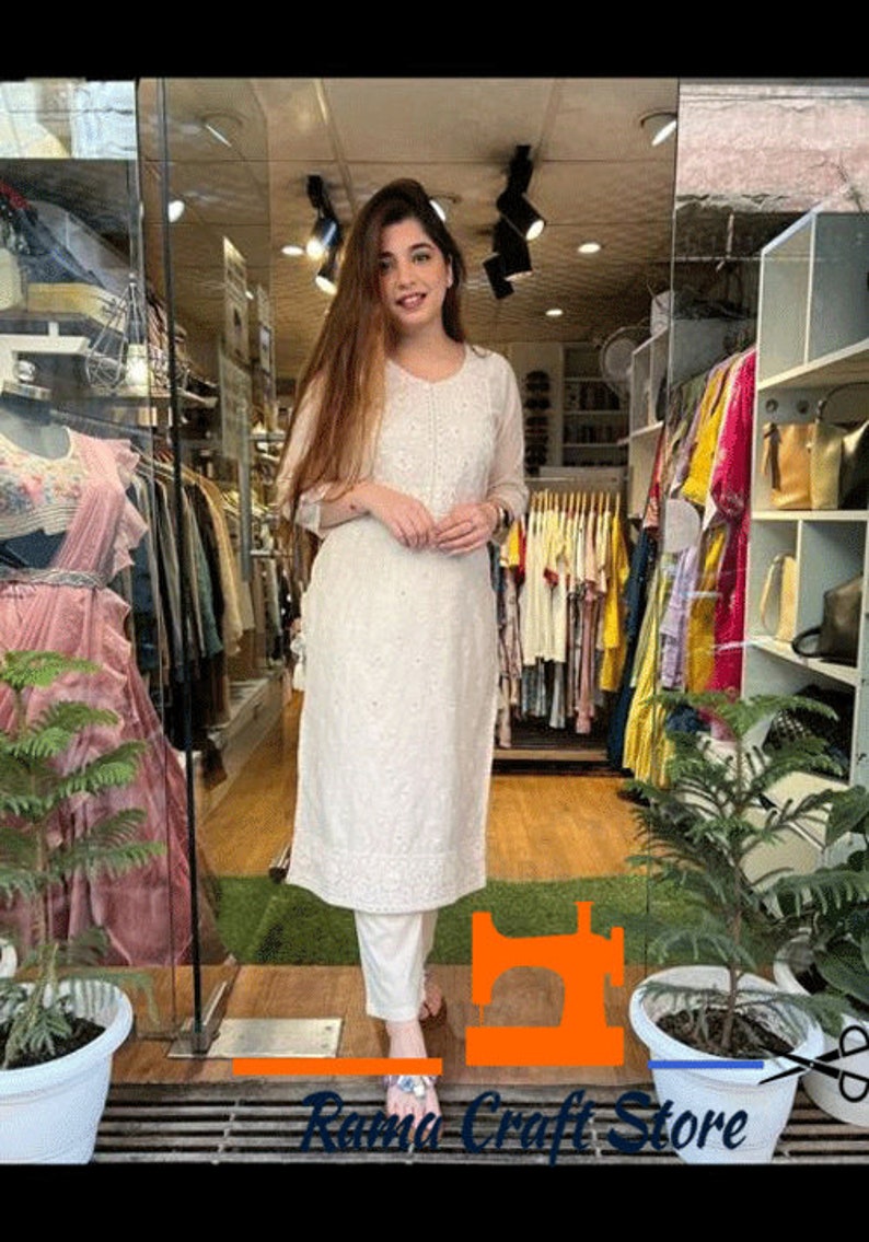 Indian Party Wear for Women & Girls. Beautiful Mirror Thread - Etsy UK