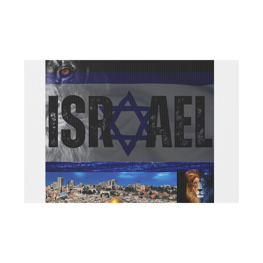 Lion of Judah Prayers for Israel Yard Sign I Stand With - Etsy