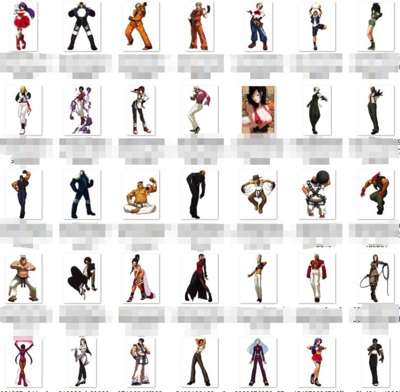 1300 King of Fighters Character Illustrations, Game Character ...