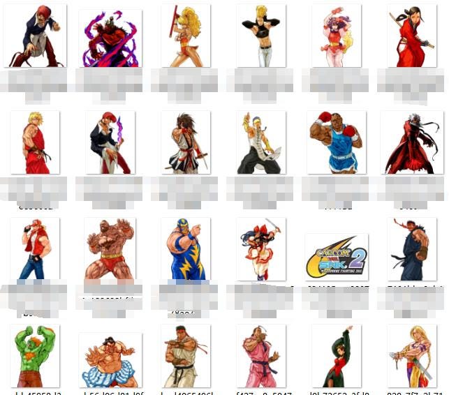 1300 King of Fighters Character Illustrations, Game Character ...