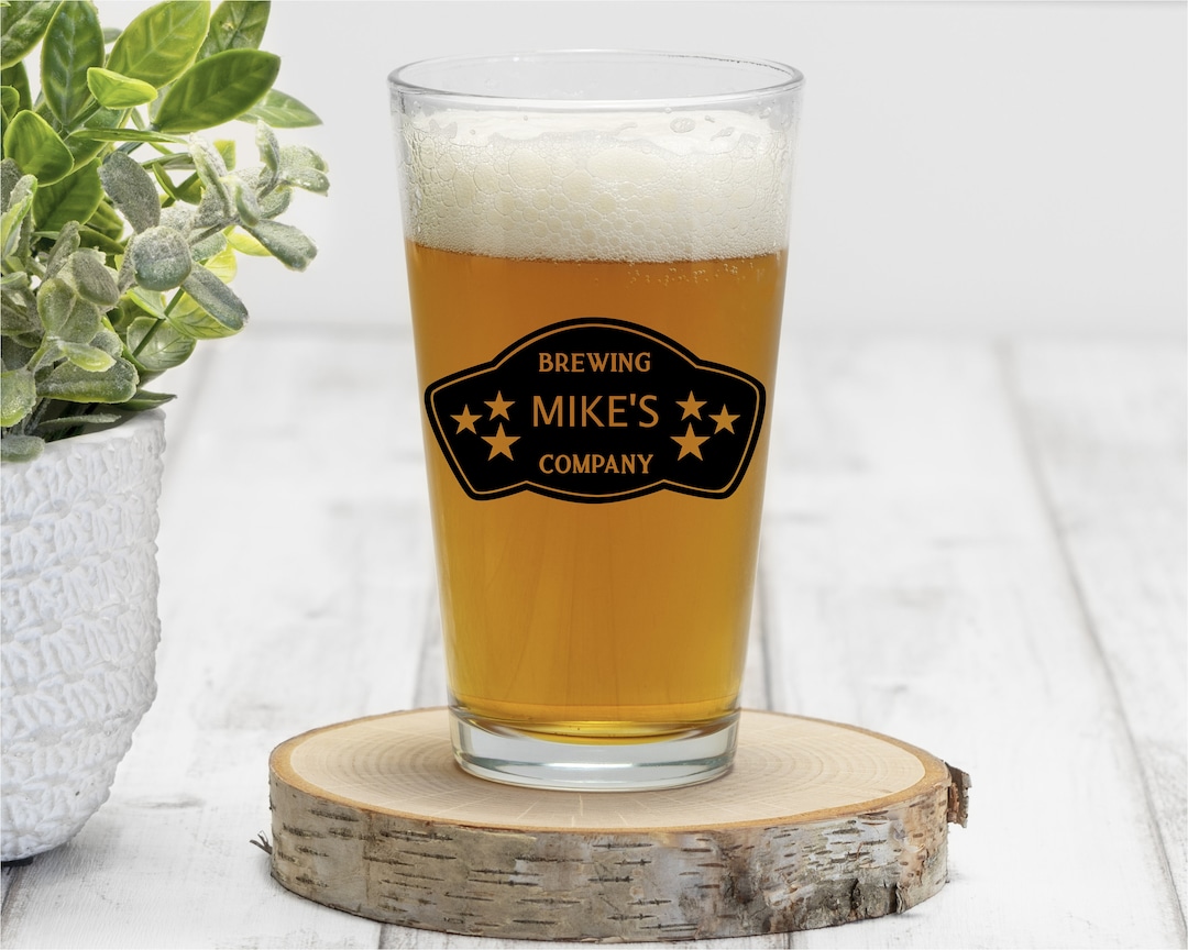 GW001 Pint Beer Glass (set of 2) - Etsy