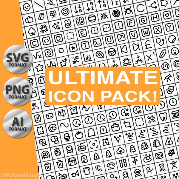 Icons Png - Etsy