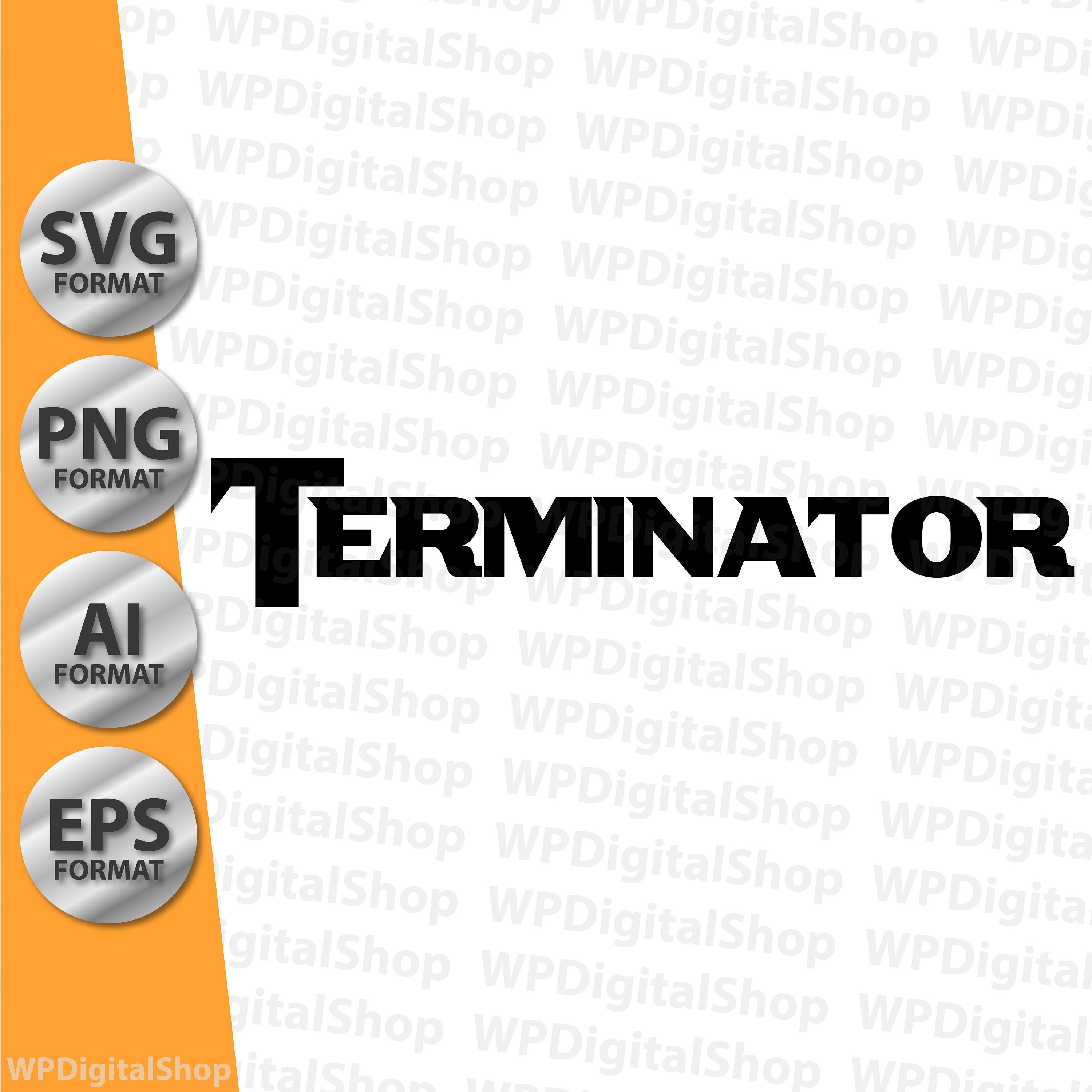The Terminator Vector Art Collection Premium SVG PNG AI Bundle High ...