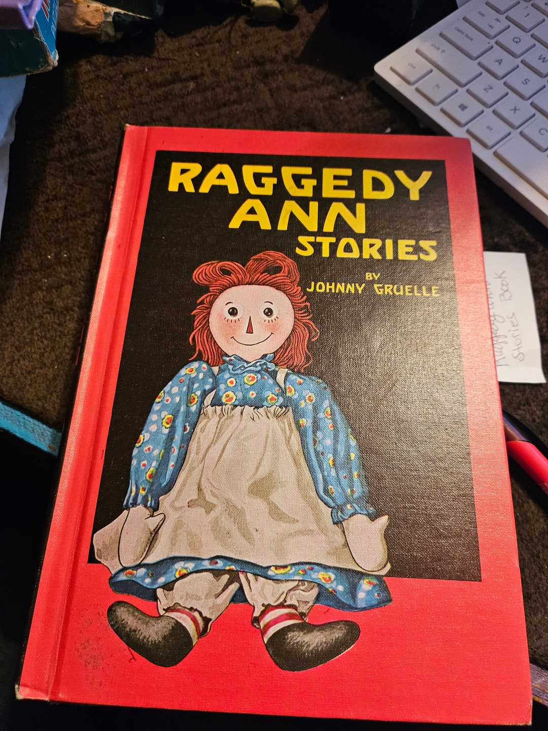 Antique 1961 Raggedy Ann Stories Book Red Cover #1194 Bookshelf - Etsy
