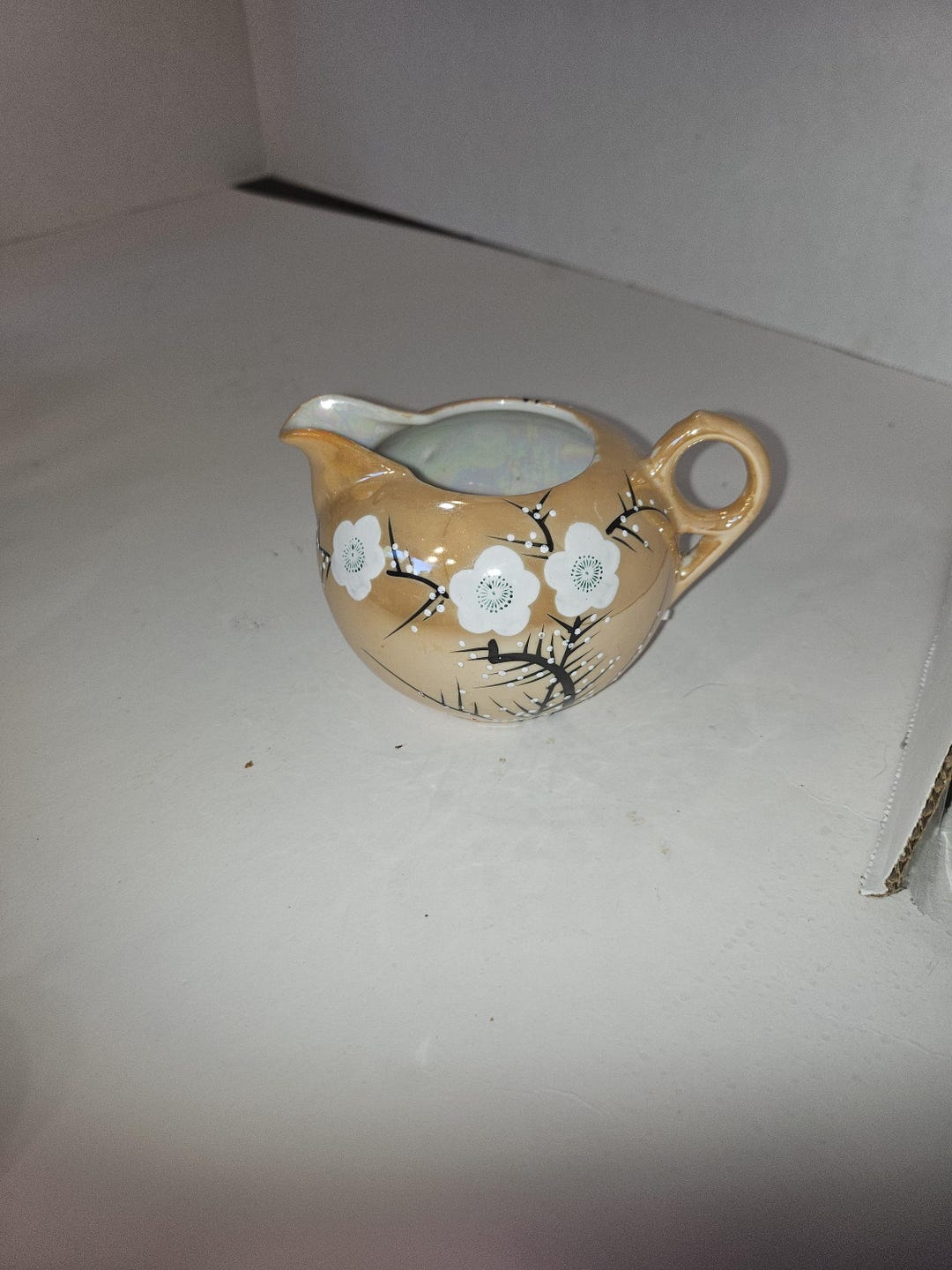 Antique 1940s Lusterware Creamer Plum Blossom Pattern #2901 - Etsy