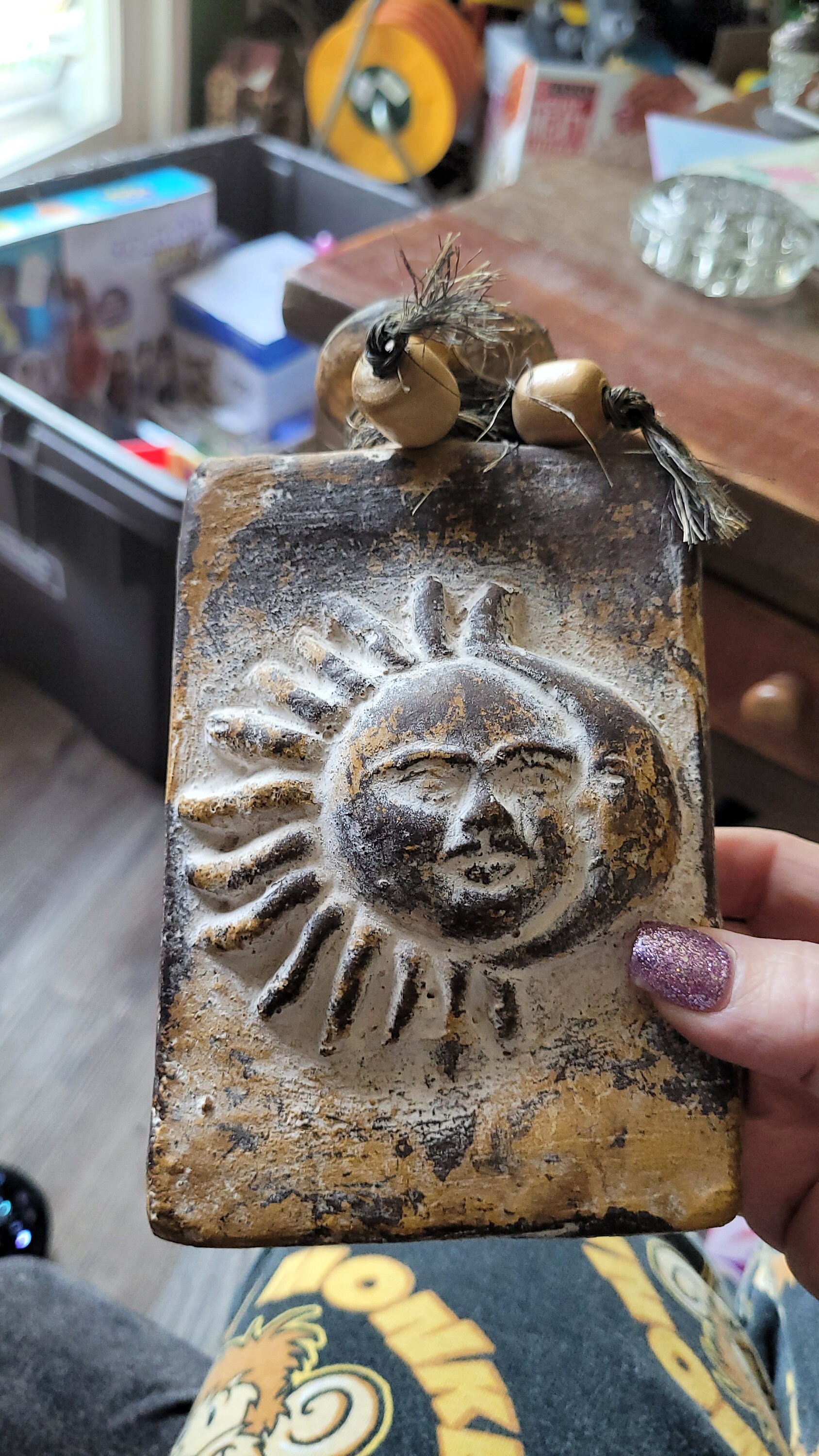 Vintage Sun and Moon Vase Pottery - Etsy