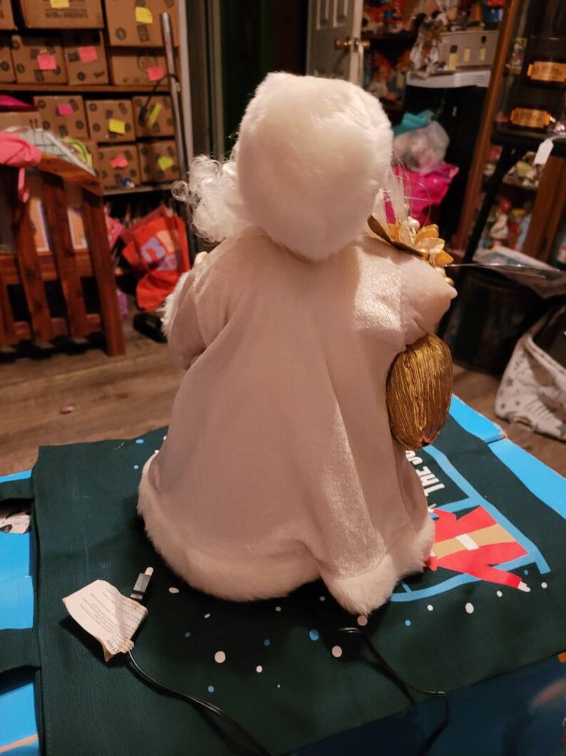 12 Inch Santa Fiber Optic Tree Topper 1242 - Etsy