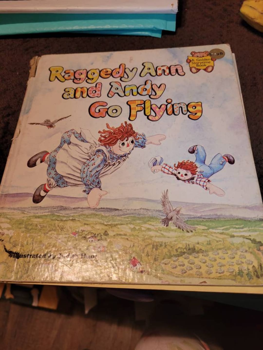 Antique Raggedy Ann and Andy Book 1980 Go Flying #1167 Bookshelf - Etsy