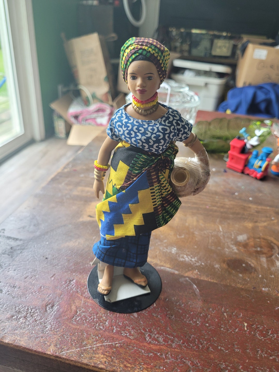 Vintage 1990 Avon Collectible African Doll: Adma, Nigeria#1377#1414 ...