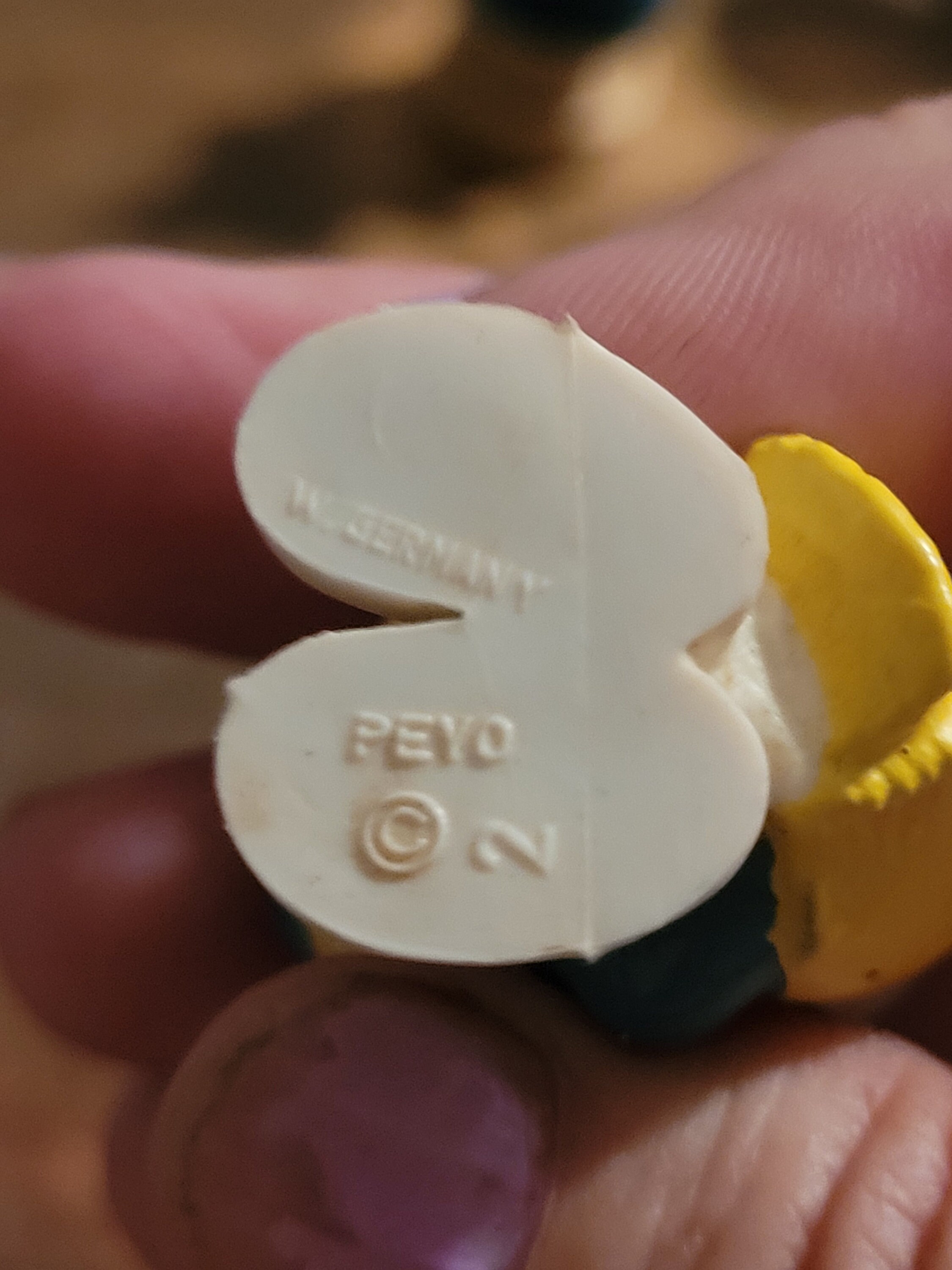 Antique Rare Smurf Yellow Mask From Germany #966 Box7 - Etsy