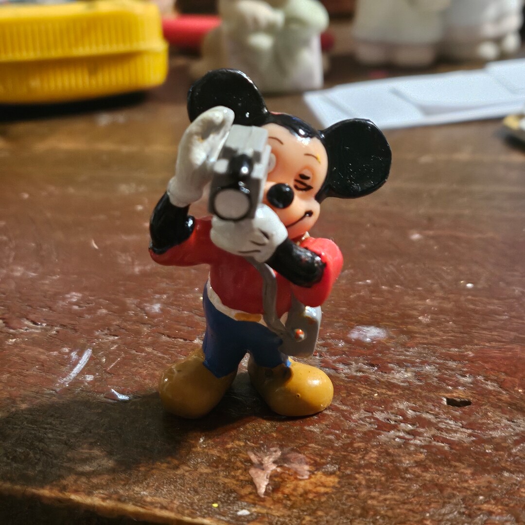 Antique 1980s Mickey Mouse Camera Man Figure #961 Box 7 - Etsy