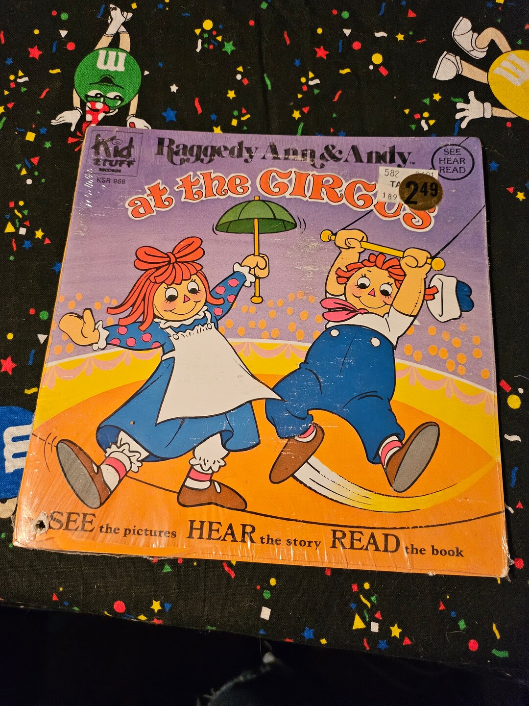 Antique 1982 Raggedy Ann and Andy at the Circus Record and Book #1137 ...