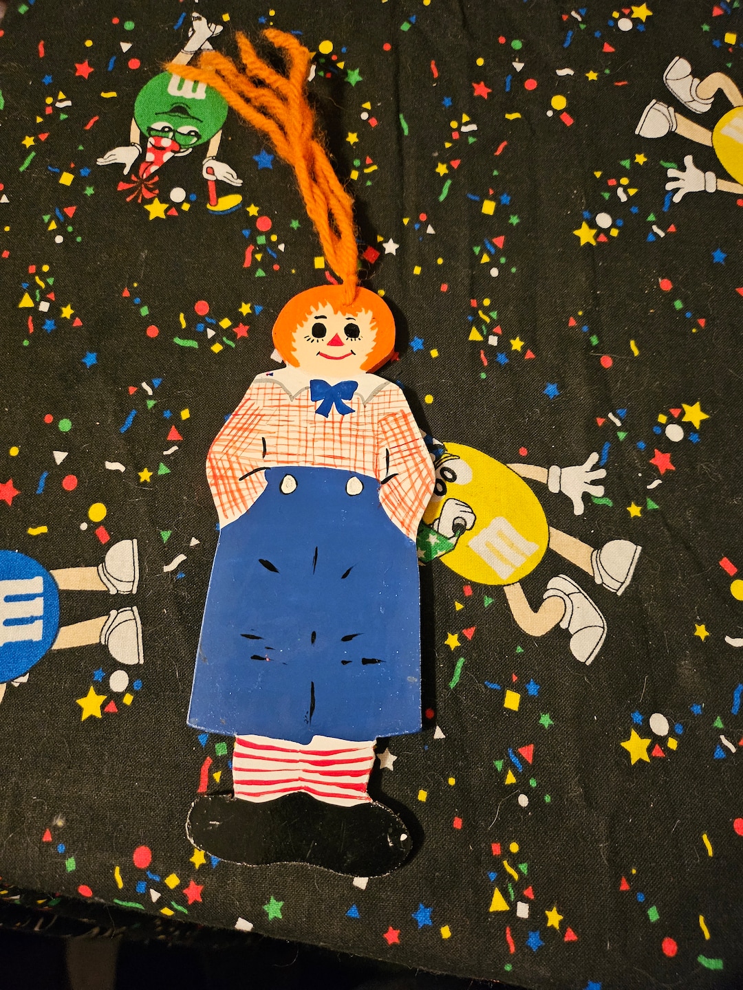 Antique Handmade Wooden Raggedy Andy Ornament#box1 - Etsy