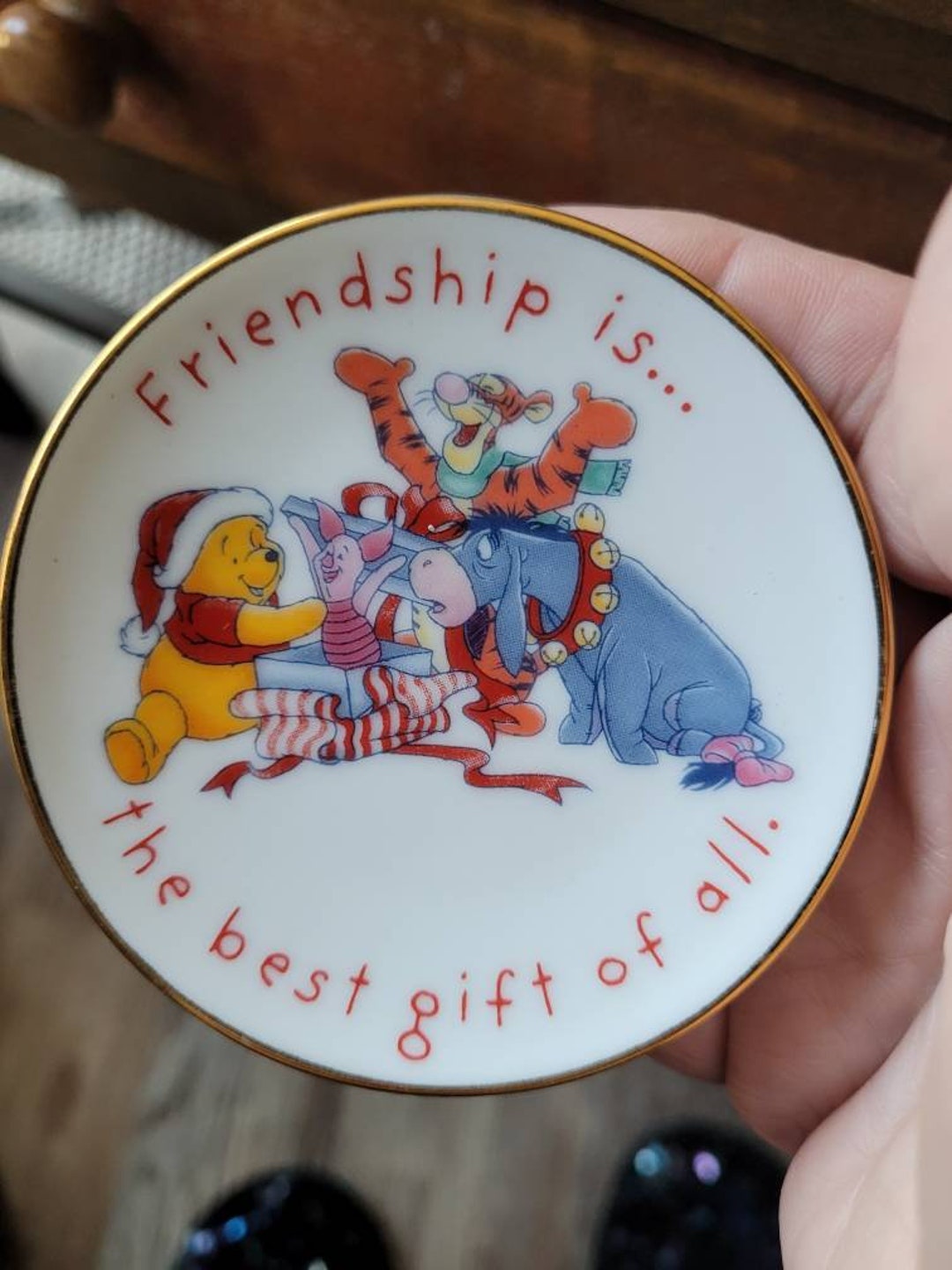 1997 Gift of Friendship Winnie the Pooh Plate #700 - Etsy