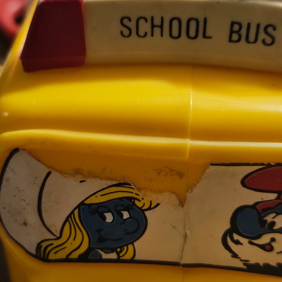 1982 Smurf School Bus #1917 - Etsy