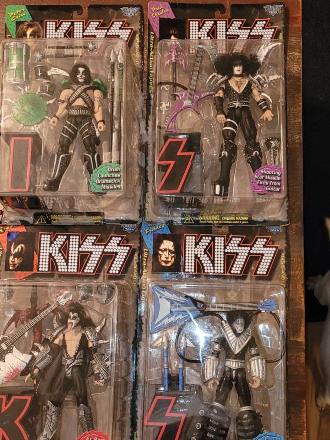 Kiss Set Ultra Action Figures 148 - Etsy
