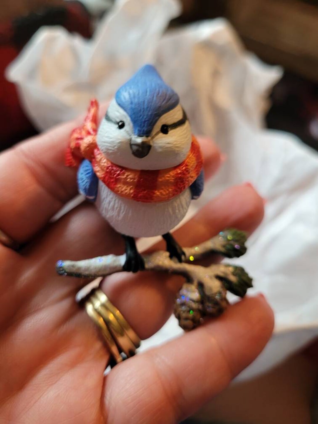 2018 Cozy Critters Blue Bird Hallmark Keepsake Ornament#637 - Etsy