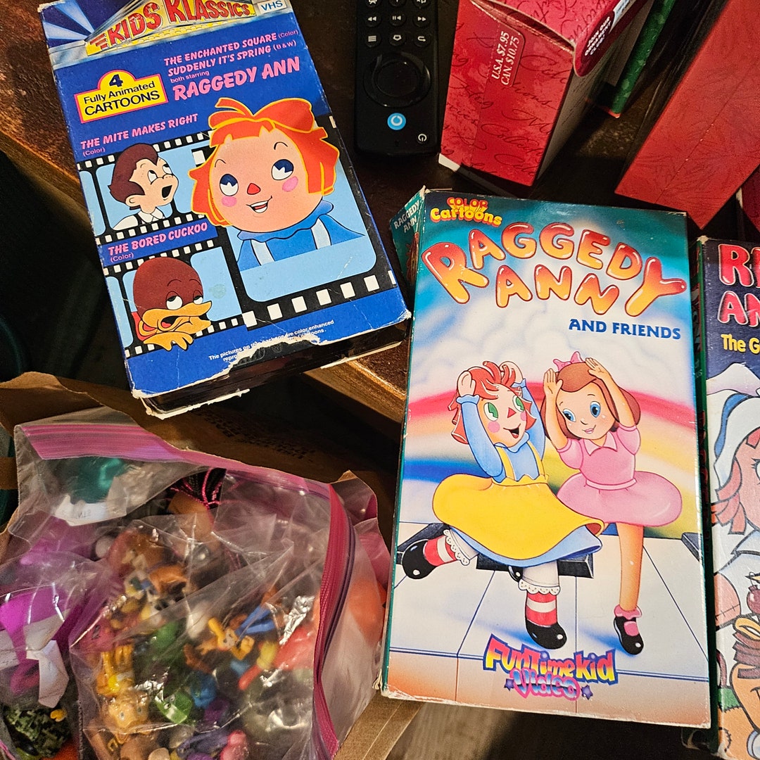 Raggedy Ann and Andy Vhs Movies #1833- 1842 - Etsy