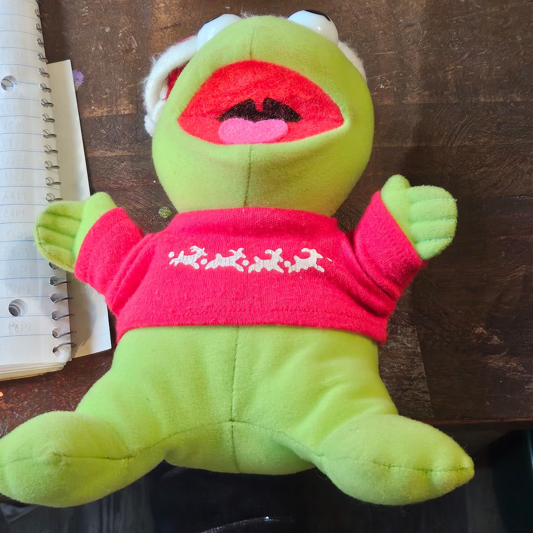 Antique 1987 Muppet Babies Mrs Piggy, Kermit and Fuzzy Dolls - Etsy