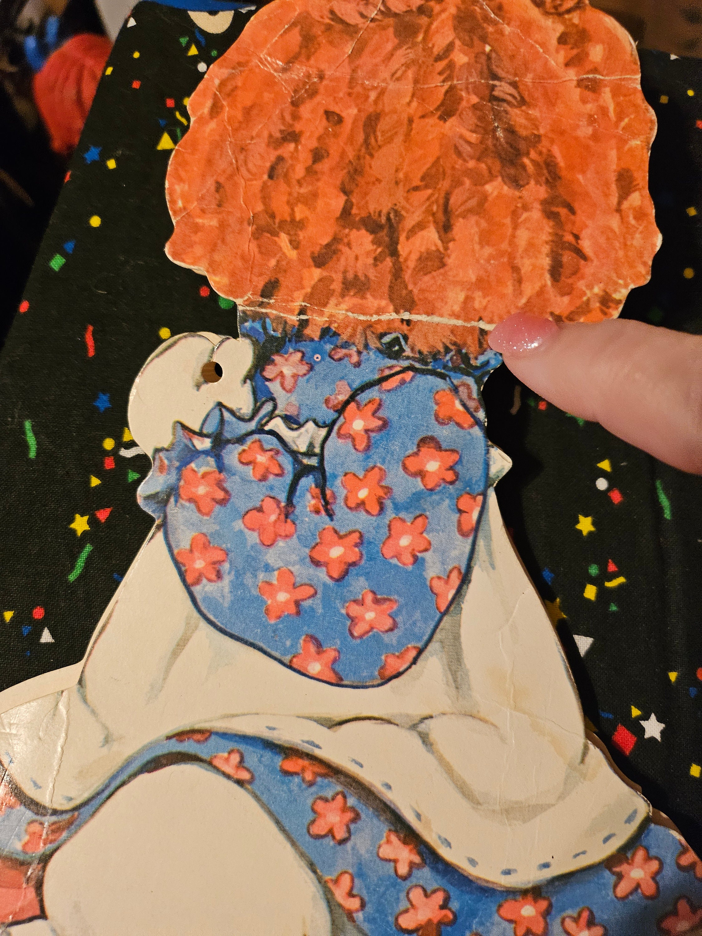 Antique Raggedy Ann Birthday Decoration 1970s by Hallmark 1042 Box 9 - Etsy