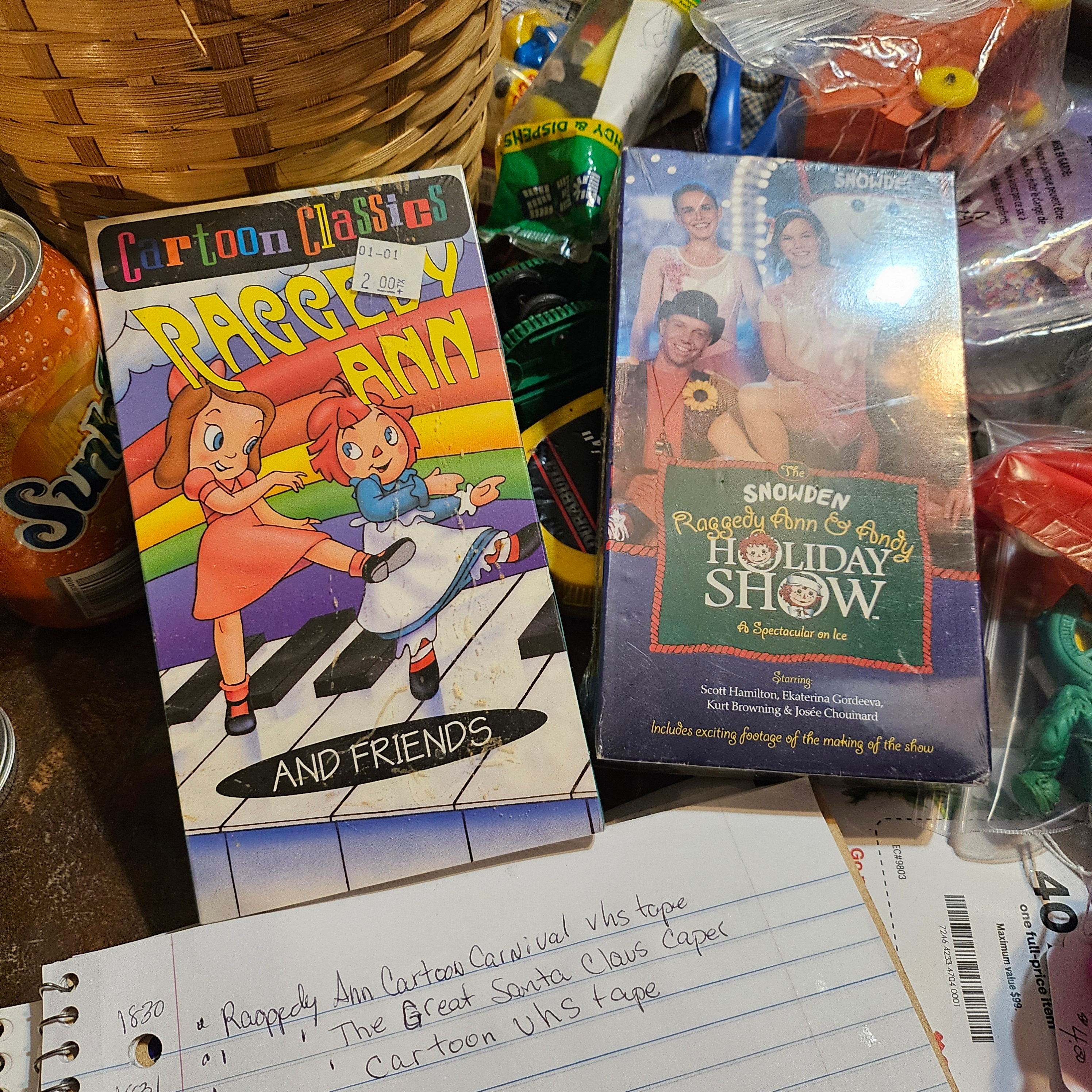 Raggedy Ann and Andy Vhs Movies 1833 1842 - Etsy