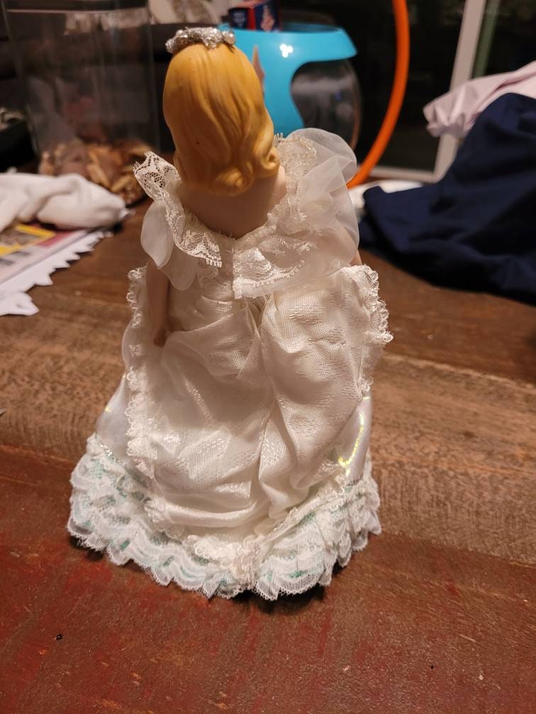 1989 Avon Porcelain Collectible Doll Angel 1409 14081484 - Etsy