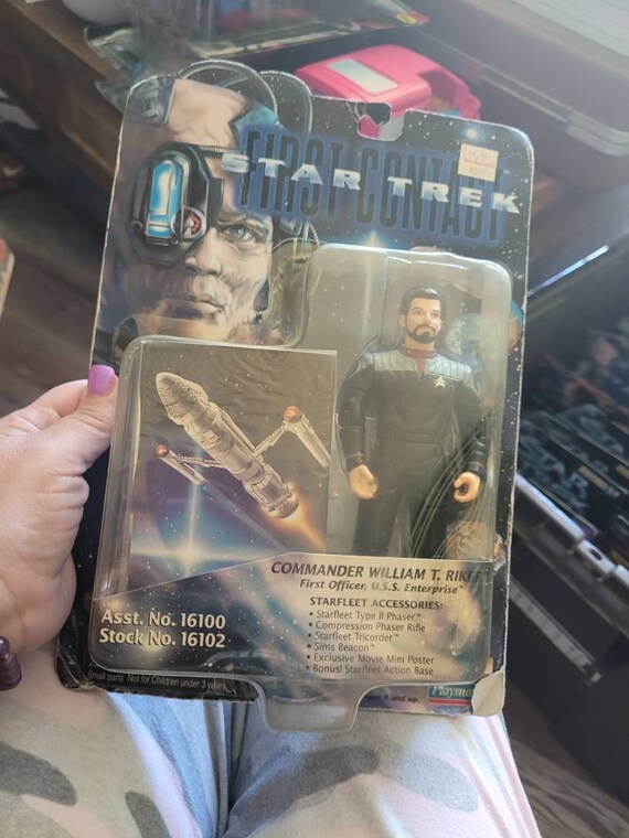 1996 Star Trek First Contact Commander William T Riker - Etsy