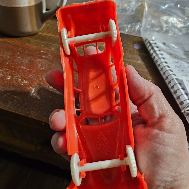 Antique 1950s Lapkin Products Red Sedan Car #1979 - Etsy