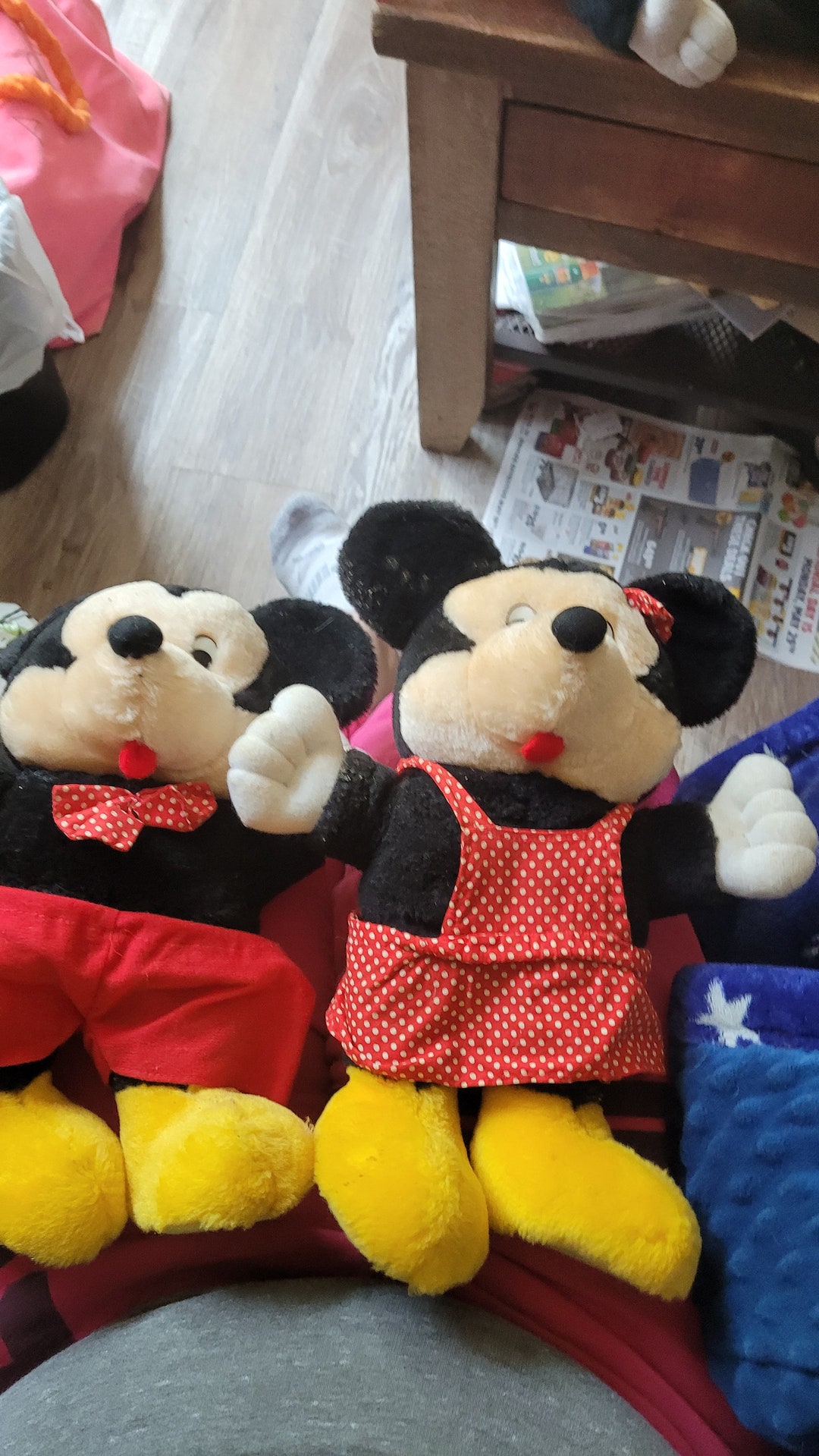 Antique Set Mickey Mouse Dolls 1980s - Etsy