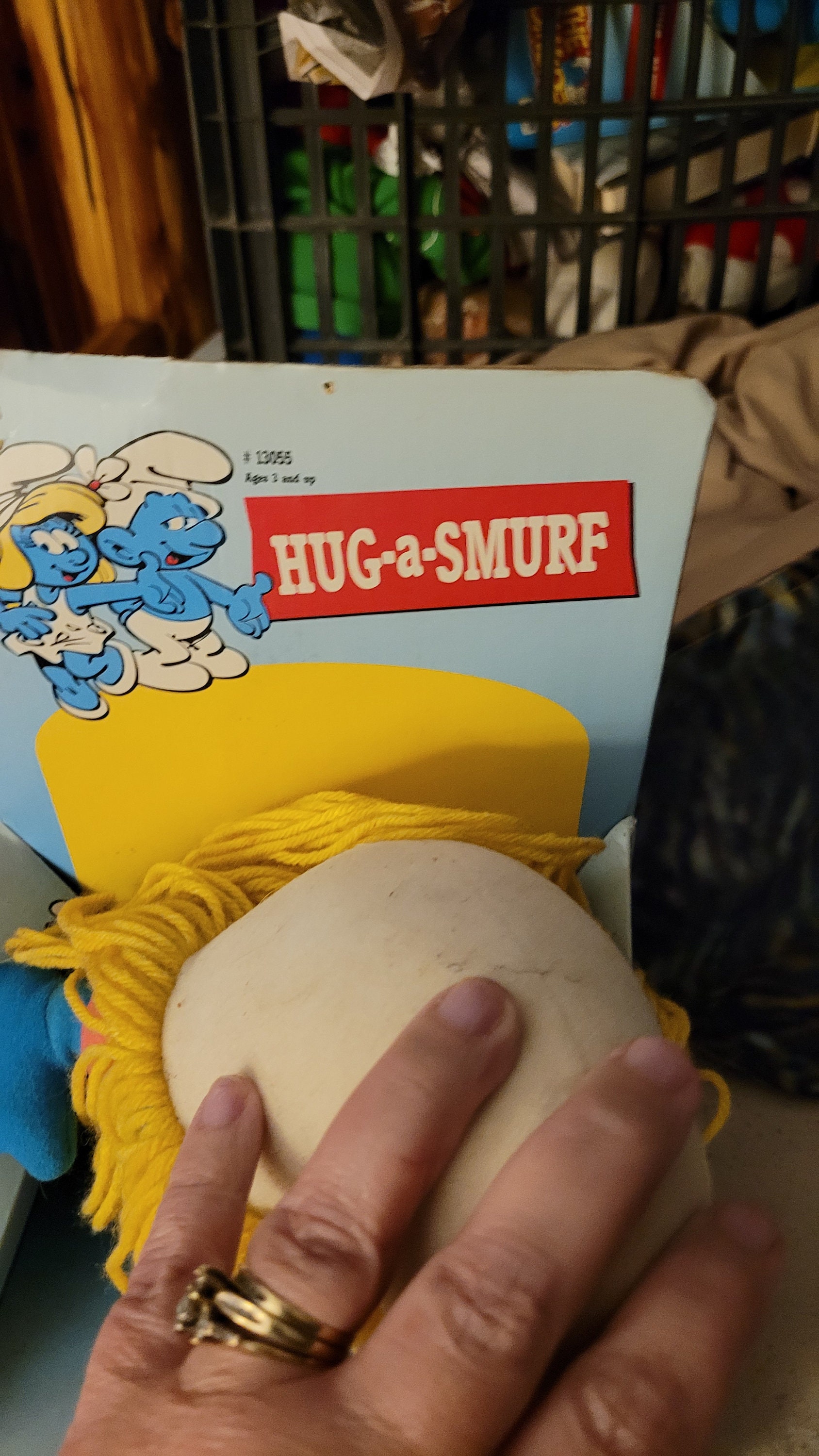 Vintage 1996 Hug a Smurf - Etsy