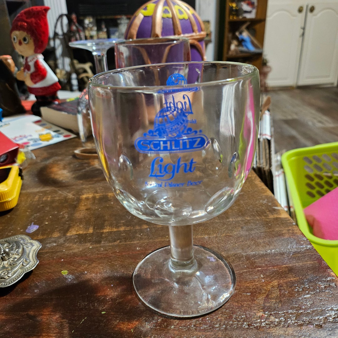 Antique 1970s Schultz Beer Schooner Goblet #1968 - Etsy