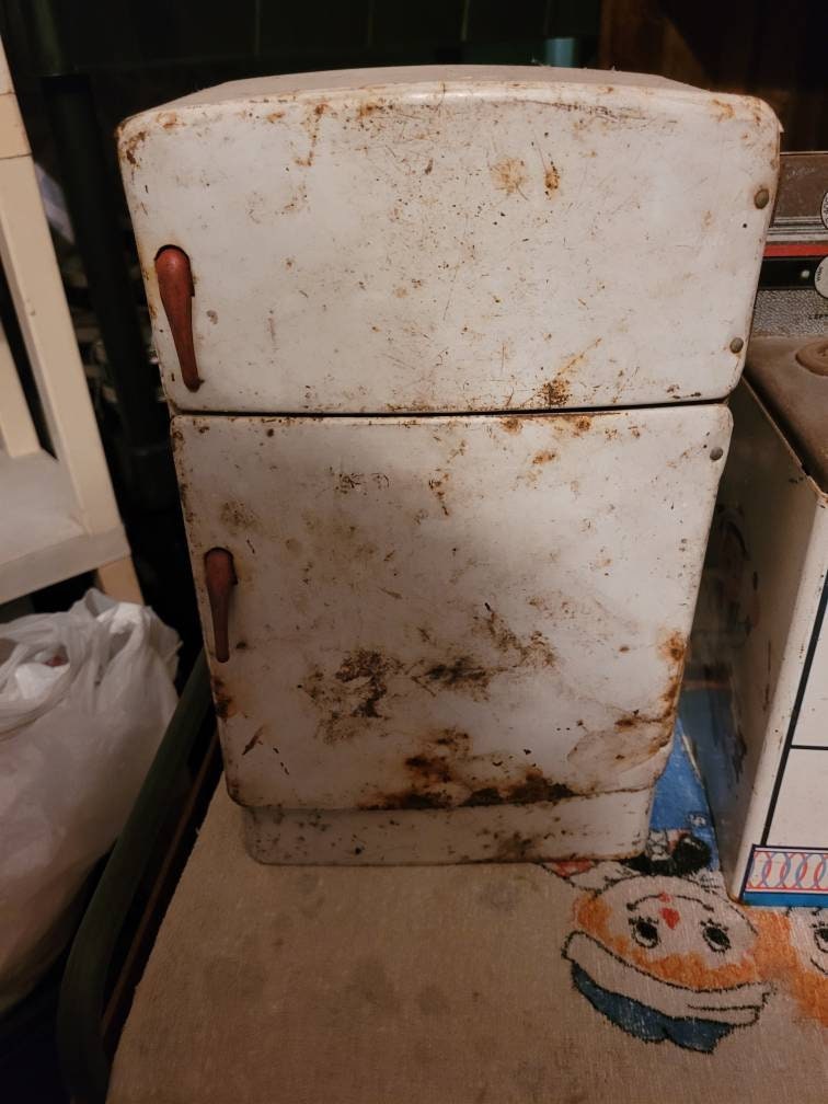 Antique Stove and Refrigerator Metal Kitchen Set 1950s 249 - Etsy