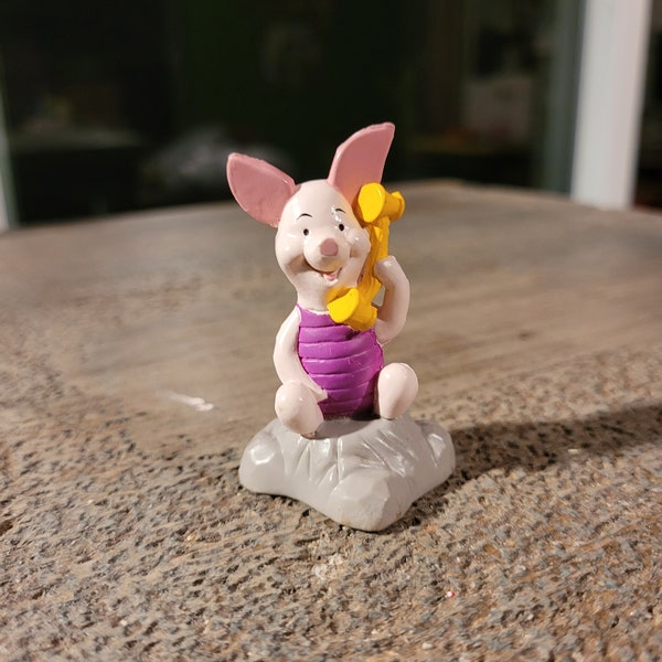 Winnie the Pooh Piglet Figurine - Etsy