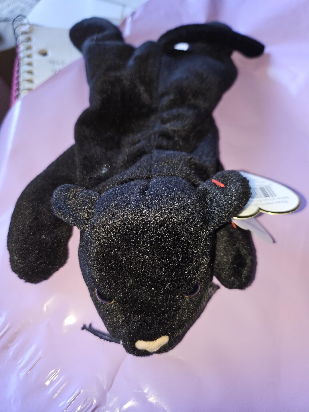 Vintage 1995 TY Beanie Babies Velvet Black Cat #983 - Etsy