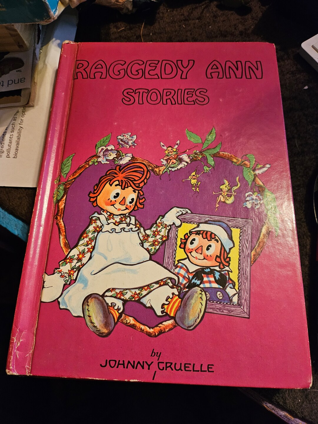 Antique 1947 Raggedy Ann Stories Book Hot Pink #1026 Box 9 - Etsy