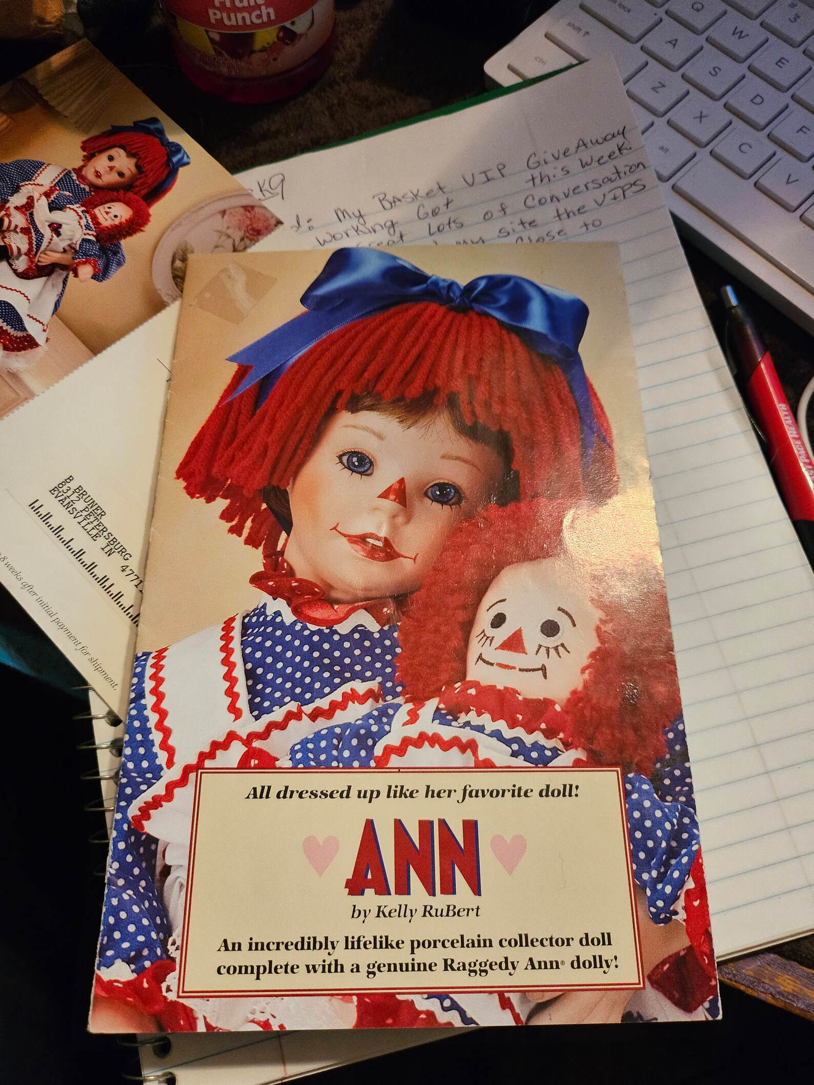 Poster Raggedy Ann and Andy #1135 Bookshelf - Etsy