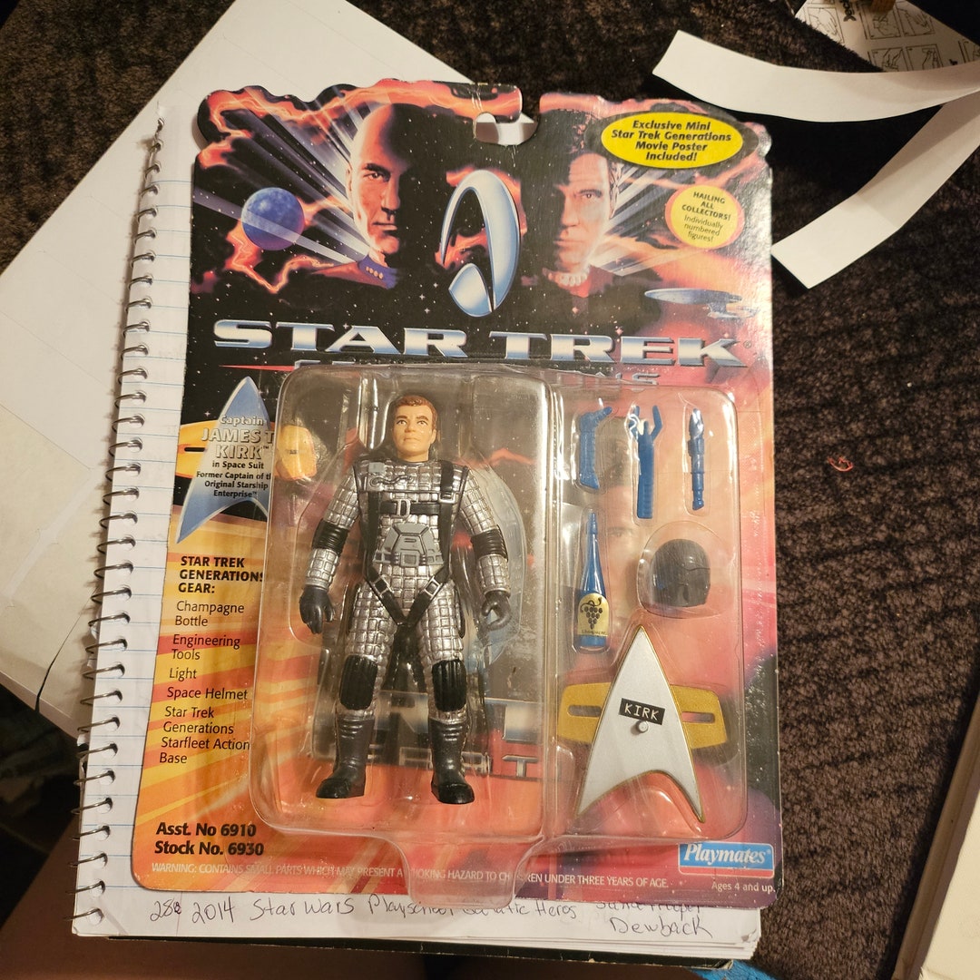 1994 Star Trek Generations Captain T Kirk #1 #4 - Etsy