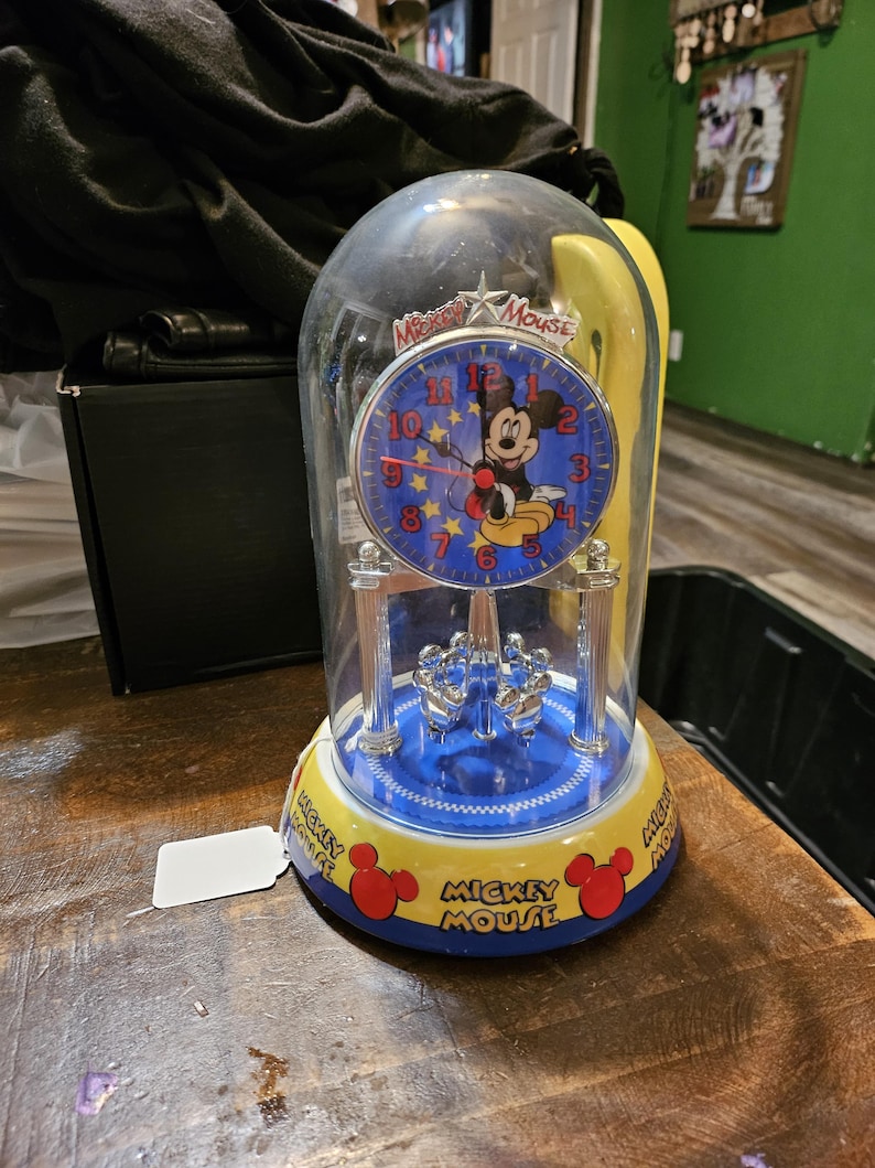 Mickey Mouse Clock #1686 - Etsy