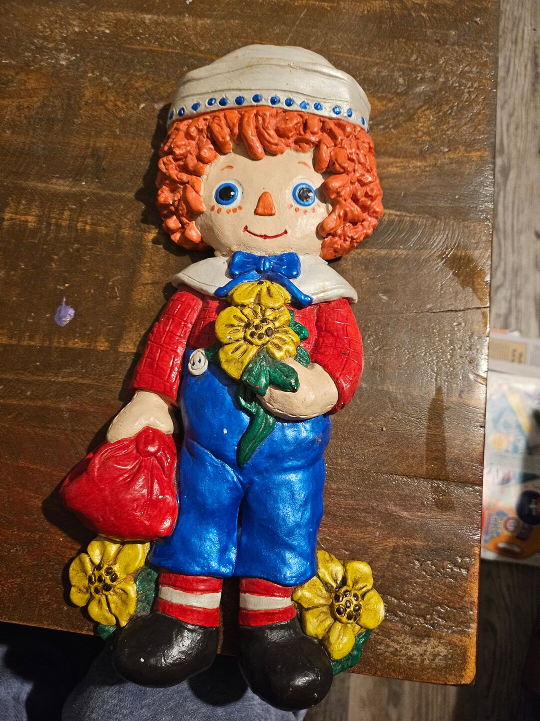 Antique 1960s Raggedy Ann and Andy Chalk Art Andy#279 - Etsy